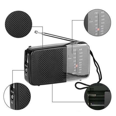 Radio Am Fm Skala Na Baterie Turystyczne Przeno Ne Wrohurt