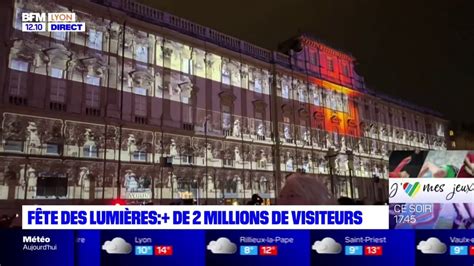 F Te Des Lumi Res Plus De Millions De Visiteurs En Quatre Jours