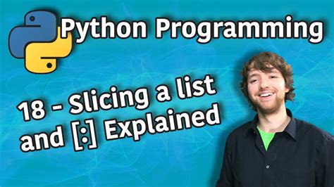 python programming 18 slicing a list and [ ] explained youtube
