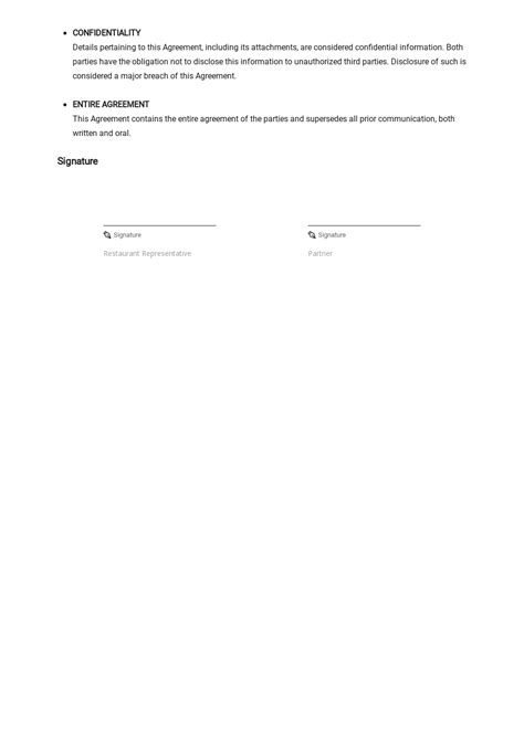 Strategic Alliance Agreement Template
