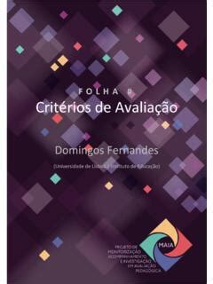 FOLHA Critérios de Avaliação folha crit 233 rios de avalia 231 227