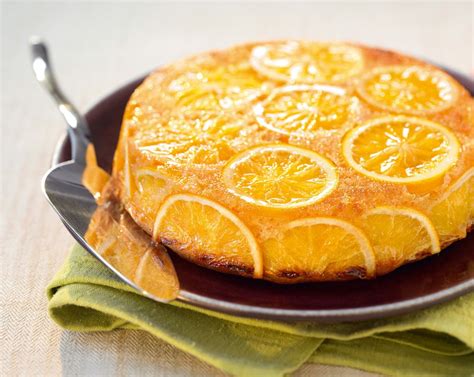 Recette gateau renversé aux oranges Marie Claire