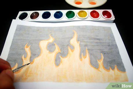 How To Draw Realistic Fire With Colored Pencils