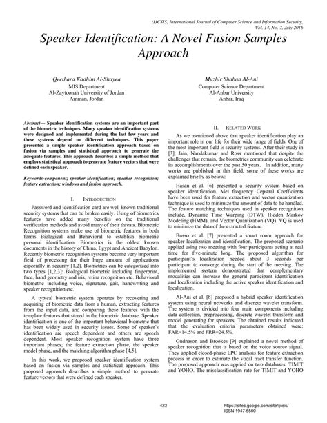 pdf speaker identification a novel fusion samples approach