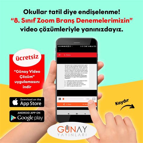 Günay Yayınları on Twitter 8 Sınıf Zoom Branş Denemelerimizin video