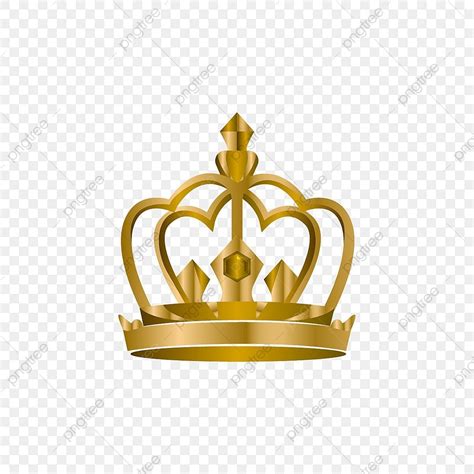Royal King Vector Art PNG Golden Royal King Crown Vector Concept