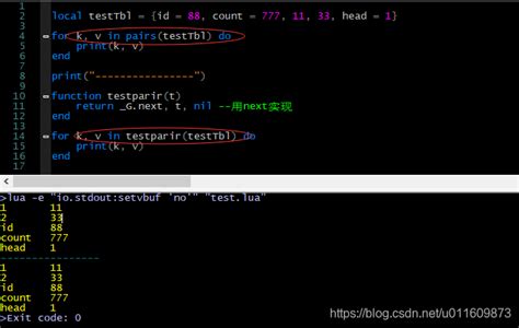 lua 闭包实现pairs和ipairs lua实现pairs csdn博客