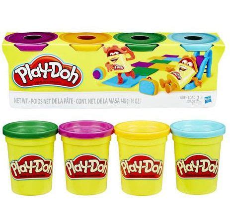 Kit Massinha Play Doh 4 Potes Sortidos Hasbro Happily Brinquedos