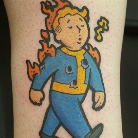 25 Fallout Tattoos The Body Is A Canvas Fallout Tattoo Gaming