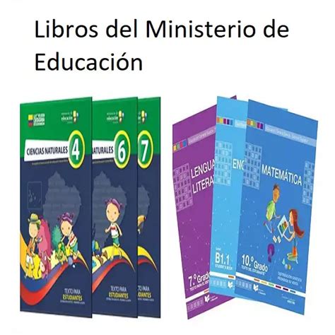 Libros del Ministerio de Educación 2024