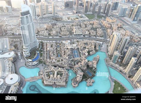 Eagle Eye vista desde el edificio más alto del mundo Burj Dubai