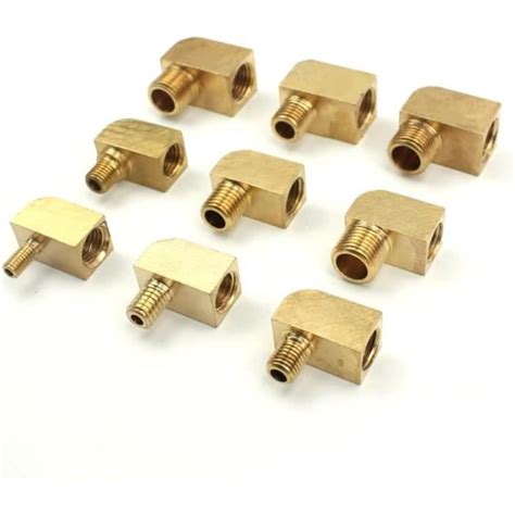 M6 M8 M10 1 8 Bsp Mâle À Filetage Femelle En Laiton 90 Degrés Coude