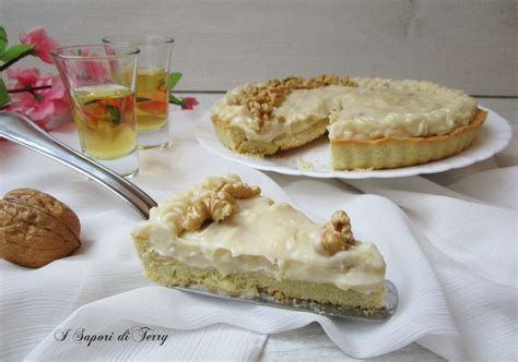 Crostata Con Crema Pasticcera E Noci Ricetta Dolce