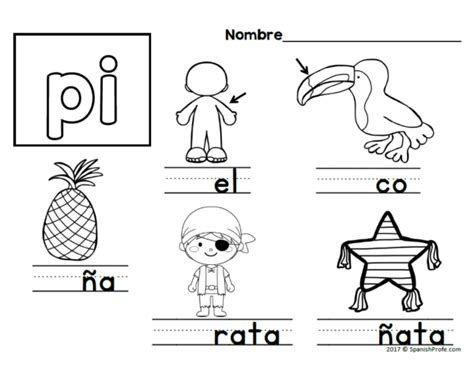 Letra P Pa Pe Pi Po Pu Spanish Profe