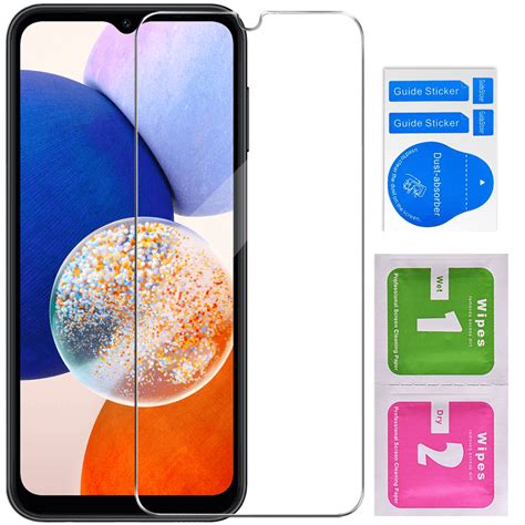 etui zamykane do samsung galaxy a14 5g granatowe szkło