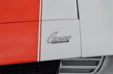 Chevrolet Camaro Ssrs White Hugger Orange Stripes Houndstooth