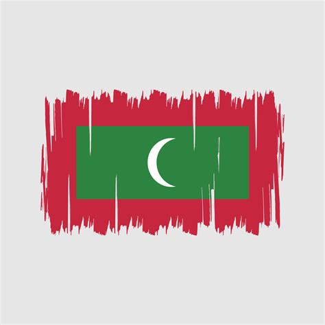 Vetor De Bandeira Das Maldivas Bandeira Nacional 9943241 Vetor No Vecteezy