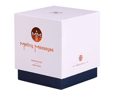 Candle Rigid Boxes Custom Printed Luxury Rigid Candle Box Packaging