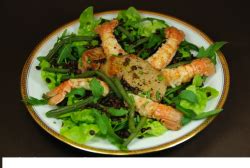 Salade de légumes aux écrevisses et au foie gras Recettes et Terroirs