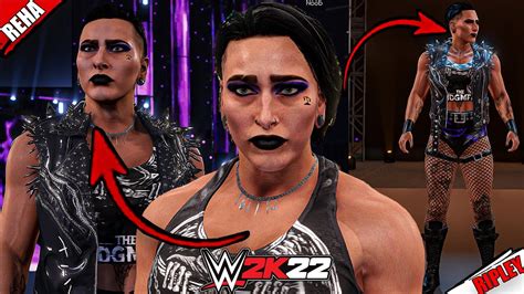 Insane Rhea Ripley Jd Character Mod Gfx Wwe 2k22modes YouTube