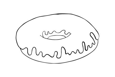 Coloriages donuts à imprimer