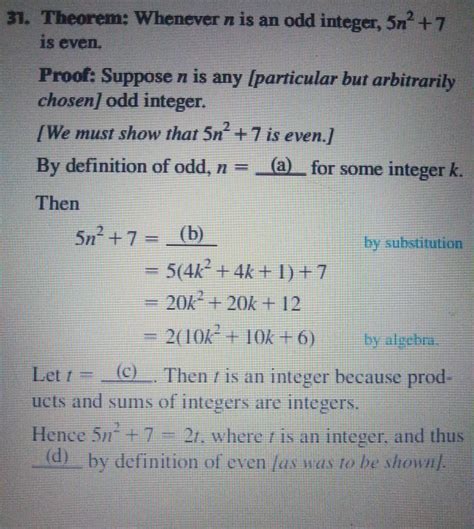 solved in each of 28 31 a rewrite the theorem in three