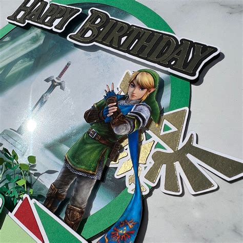 Legend Of Zelda Cake Topper Etsy
