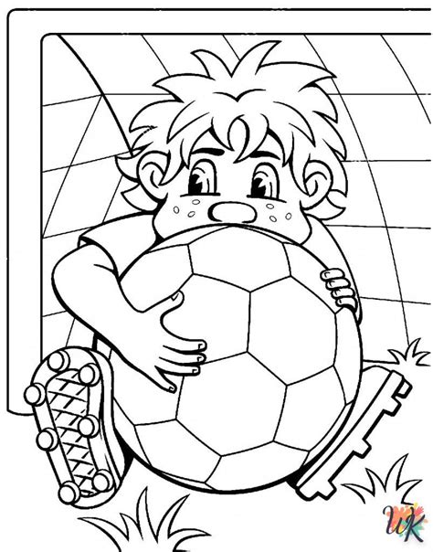 Diventa Creativo Con I Disegni Calcio Da Colorare Disegnidacolorarewk
