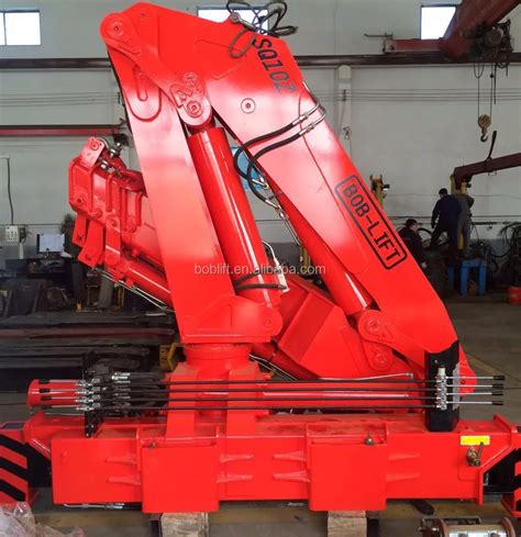 Ton Knuckle Boom Truck Mounted Crane Bob Lift Crane Truck For Sale