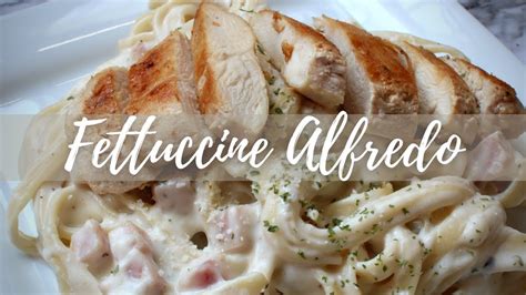 Fettuccine Alfredo Con Pollo Aprende Como Hacer Esta Deliciosa Y