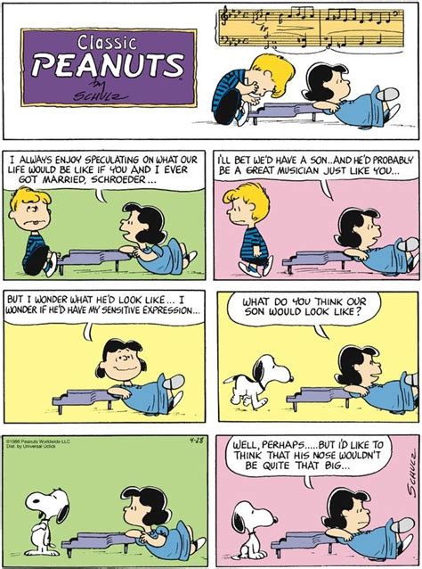 Peanuts By Charles Schulz For April 28 2013 Snoopy Cartoon Snoopy Comics