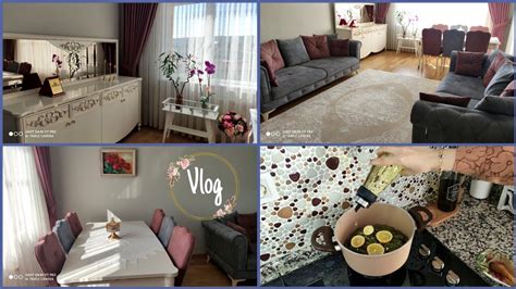 Yeni Evimde İlk VlogSalon Turu Temizliği ve DüzeniAkşam Yemeği