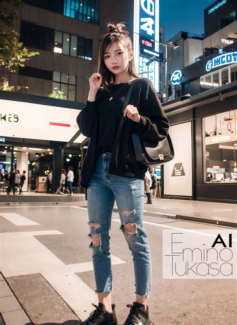 AI生成Girl今週もおつかれさまでしたー aistreetsnap stablediffusion basilmix