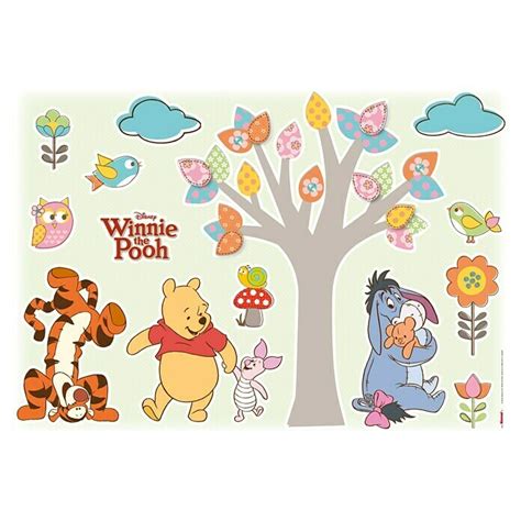 Komar Disney Edition Dekosticker Winnie Pooh Nature Lovers Tlg