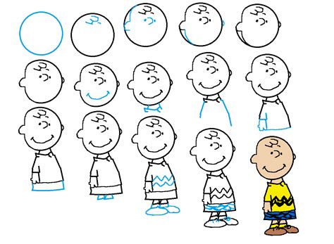 How To Draw Snoopy And Charlie Brown