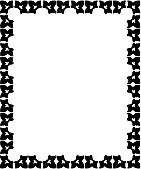 Marcos Blanco Y Negro Signo PNG Forma Colección Esquinas PNG y