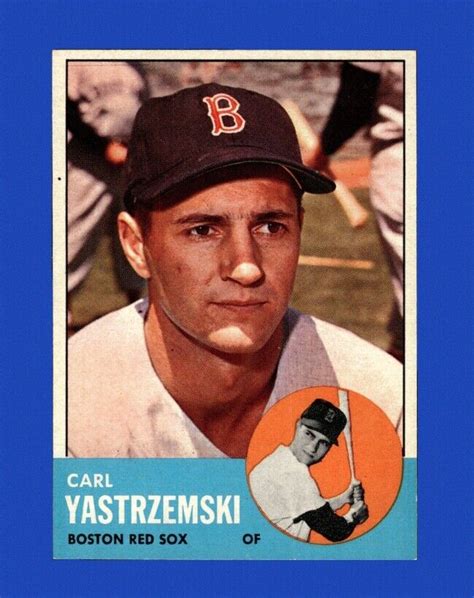 1963 Topps Set Break 115 Carl Yastrzemski NR MINT GMCARDS EBay