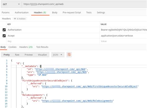 SharePoint Online REST API Authentication In POSTMAN SharePoint Stack