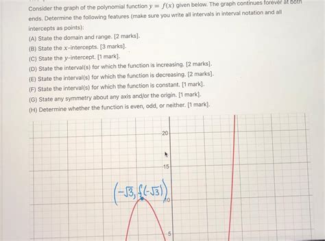 [solved] consider the graph of the polynomial function