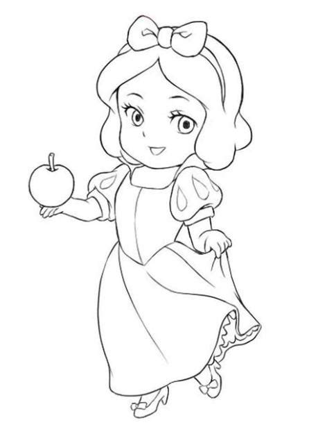 Cómo dibujar A Las Princesas De Disney Bebes Paso a Paso Muy Fácil