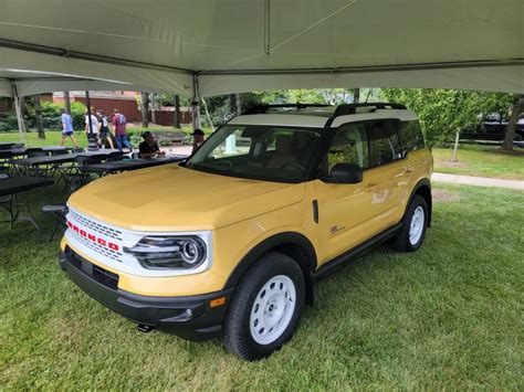 2023 Ford Bronco Sport Heritage Limited Edition Live Photo Gallery