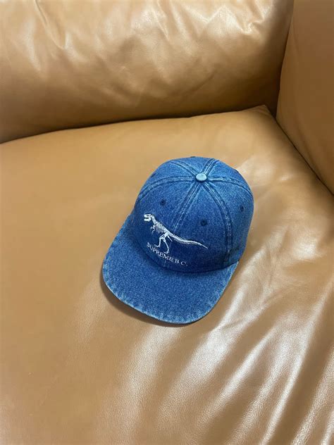Supreme 슈프림 쥬라기 데님 6패널 볼캡 모자 후루츠패밀리