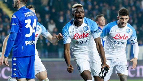 Serie A Ósme ligowe zwycięstwo z rzędu SSC Napoli TVP SPORT
