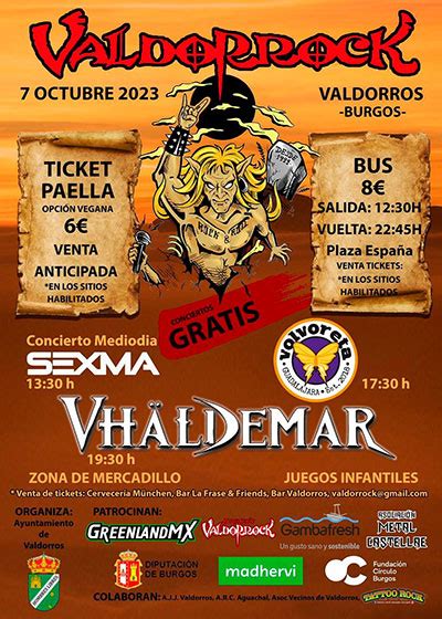 Festival Valdorrock 2023 en Valdorros Burgos Castilla León Metal