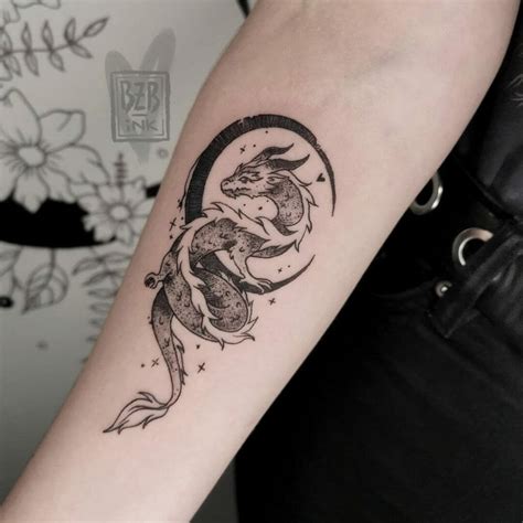 10 Best Minimalist Dragon Tattoo Ideas That Will Blow Your Mind
