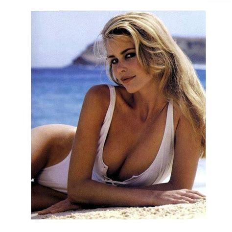 Claudia Schiffer 1980s Claudia Schiffer Supermodels Swimwear