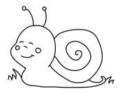 Coloriage Hugo Lescargot Maternelle Dessin Escargot à imprimer