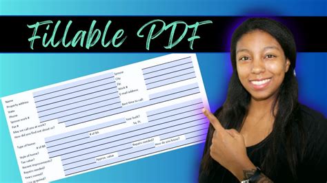 How To Make A Fillable PDF Form For FREE YouTube