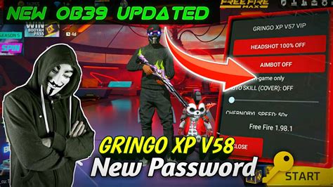 Gringo Xp V New Update Free Fire Mod Menu New Password Ff Hack Free