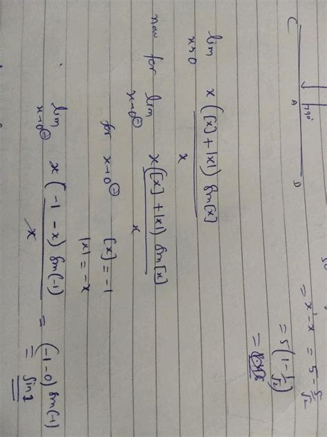 for each xε r let [x] be the greatest integer less than or equal to x then limit x→0 x [x